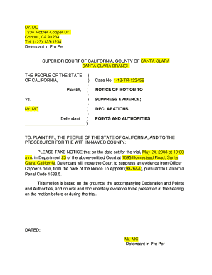 Fillable Online Case0007 Motion To Suppress Evidence.docx Fax Email ...