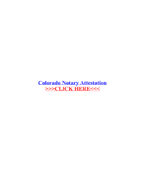 Fillable Online Colorado Notary Attestation Fax Email Print - pdfFiller