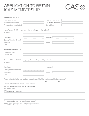 Fillable Online APPLICATION TO RETAIN Fax Email Print - pdfFiller