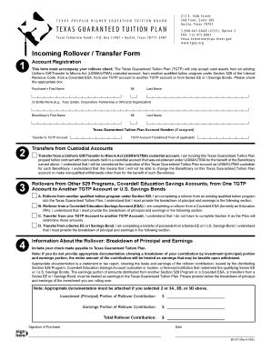 Fillable Online 89-101 Incoming Rollover / Transfer Form. 89-101 ...