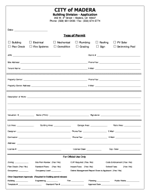 Fillable Online Permit Application zl 09 10 12 Fax Email Print - pdfFiller