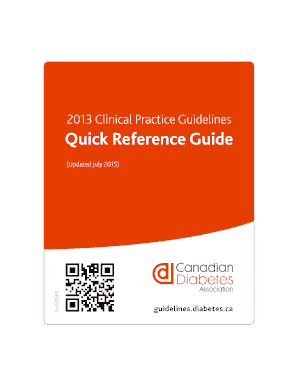 Fillable Online Quick Reference Guide - Unidos pela diabetes Fax Email ...