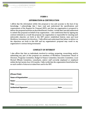 Fillable Online AFFIRMATION & CERTIFICATION Fax Email Print - pdfFiller