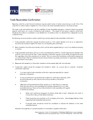 Fillable Online Trade Debtors Confirmation in New CI Document.doc Fax ...