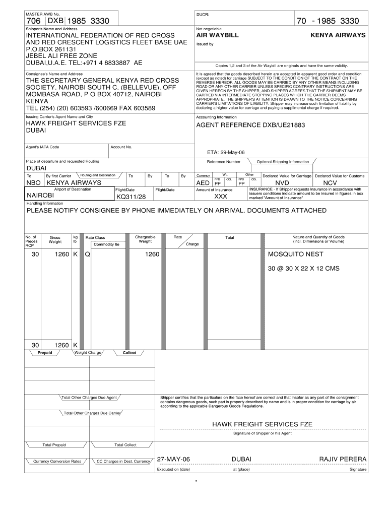 Fillable Online AND RED CRESCENT LOGISTICS FLEET BASE UAE Fax Email ...