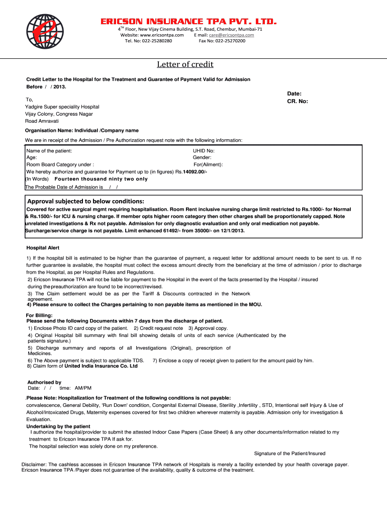 Ericson Tpa Claim Status - Fill Online, Printable, Fillable, Blank ...