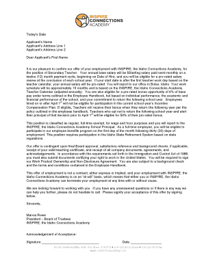 Fillable Online INSPIRE-Teacher-Offer-Letter-Template-AtWillStatus.docx ...