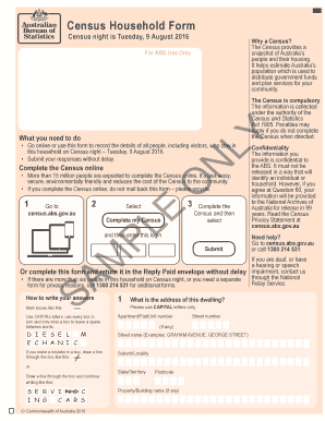 Census Household Form - Fill Online, Printable, Fillable, Blank | pdfFiller