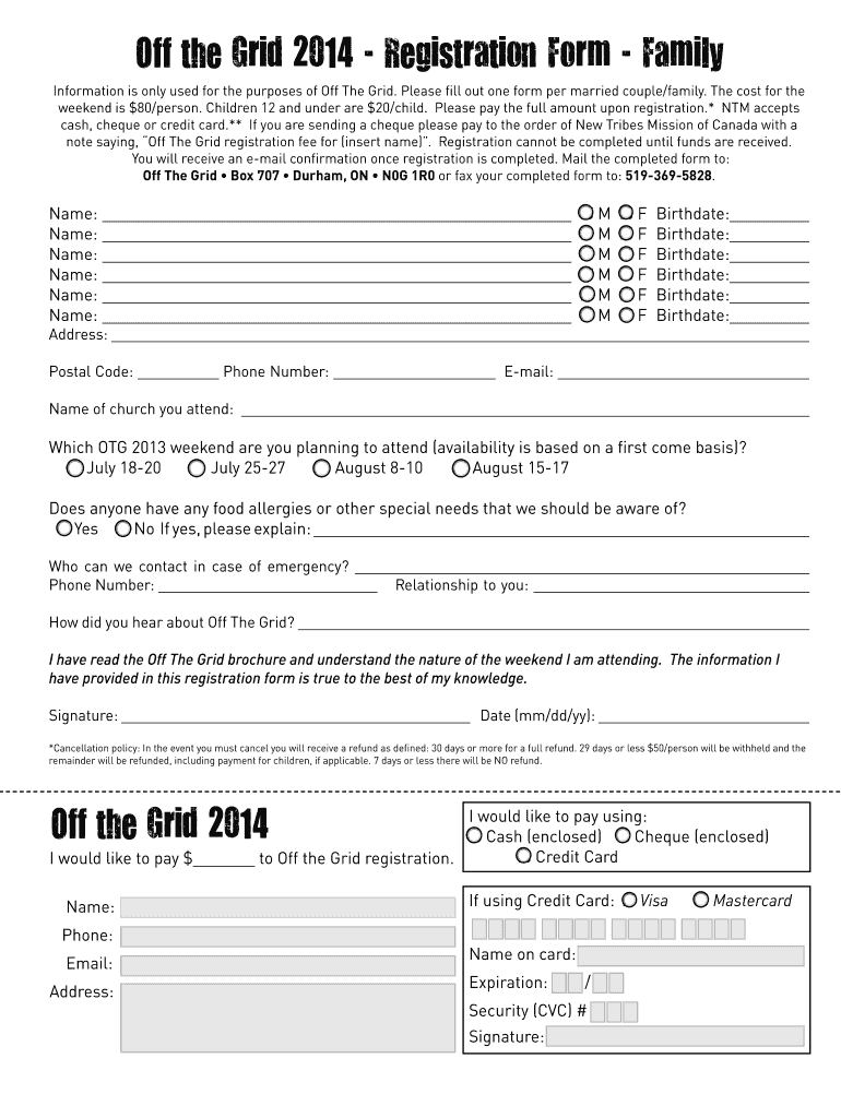 Fillable Online canada ntm Reaching tribes, transforming lives Fax Email Print - pdfFiller