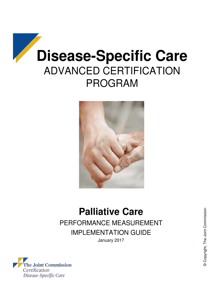 Fillable Online jointcommission Disease-Specific Care Fax Email Print ...