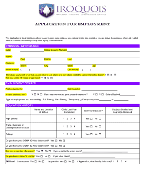 Fillable Online Ethnics form - Minority sheet for employment Fax Email Print - pdfFiller