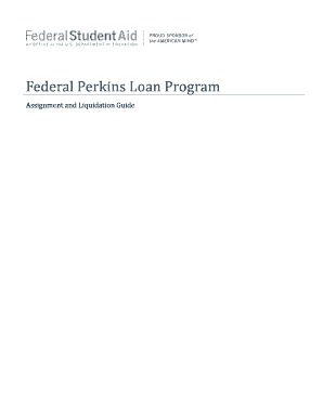 Fillable Online Federal Perkins Loan Program Fax Email Print - pdfFiller