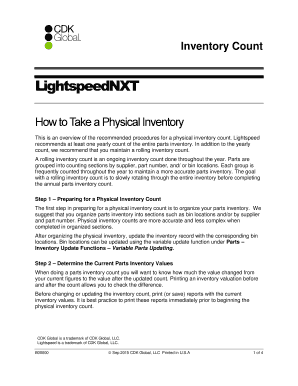 Fillable Online Inventory Count Fax Email Print - pdfFiller
