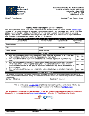 Fillable Online in Phone: (317) 234-2067 Fax Email Print - pdfFiller