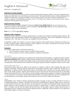 Fillable Online yorkcountyschools Handout Templates, Portrait. Subject ...