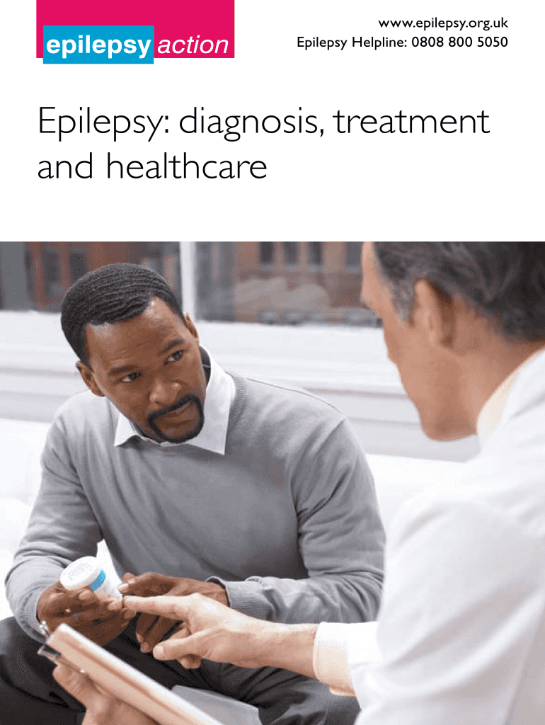 Fillable Online Epilepsy Helpline: 0808 800 5050 Fax Email Print ...