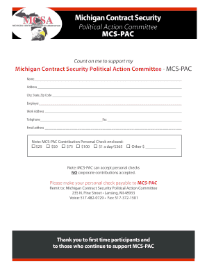 Fillable Online mcsa-online MCS-PAC Contribution Form - Michigan ...
