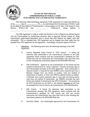 Fillable Online This Electronic Data Interchange Agreement ( EDI ...