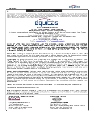 Fillable Online To: DISCLOSURE DOCUMENT ... Fax Email Print - pdfFiller