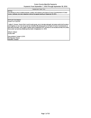 Fillable Online Given under my hand and official seal this month of ...