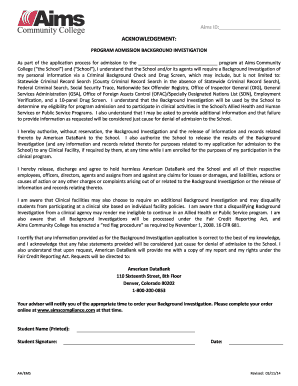 Fillable Online aims Aims ID: - aims Fax Email Print - pdfFiller