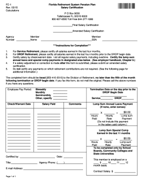 Fillable Online rol frs state fl FC-1 - rol frs state fl Fax Email ...