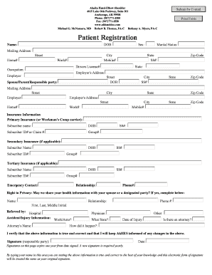 Fillable Online Alaska Hand-Elbow-Shoulder 4015 Lake Otis Parkway, Suite ... Fax Email Print ...