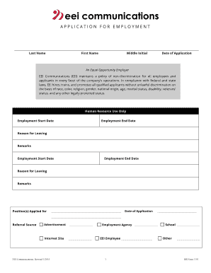 Fillable Online EEI Communications (EEI) maintains a policy of non ...