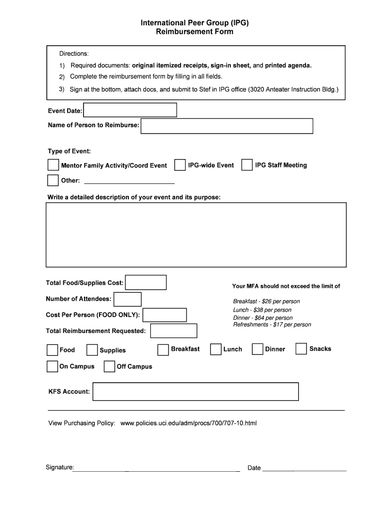 Fillable Online engage uci International Peer Group (IPG) Fax Email ...