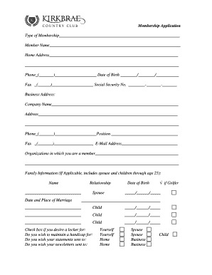 Fillable Online Phone ( ) Date of Birth / / Fax Email Print - pdfFiller