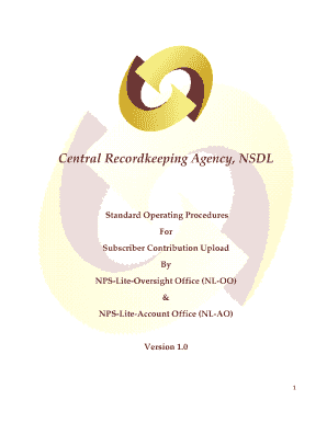 Fillable Online Central Recordkeeping Agency, NSDL Fax Email Print - pdfFiller