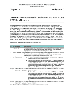 Fillable Online manuals tricare osd TR08 Chap 12 Addendum D -- CMS Form ...