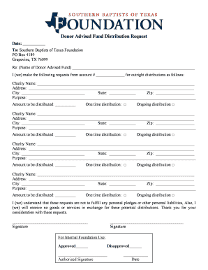 Fillable Online DAF Distribution Request Form.doc Fax Email Print ...