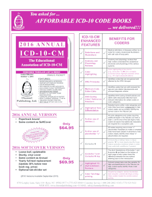 Fillable Online AFFORDABLE ICD-10 CODE BOOKS Fax Email Print - pdfFiller