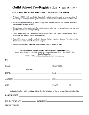 Fillable Online igma pre-regis form 2017 - igma Fax Email Print - pdfFiller