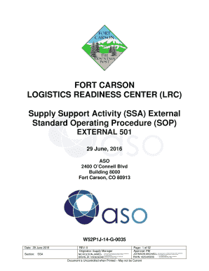 Fillable Online carson army FORT CARSON Fax Email Print - pdfFiller