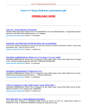 Fillable Online pdfcrop FORM P 5 TEXAS RAILROAD COMMISSION. FORM P 5 ...