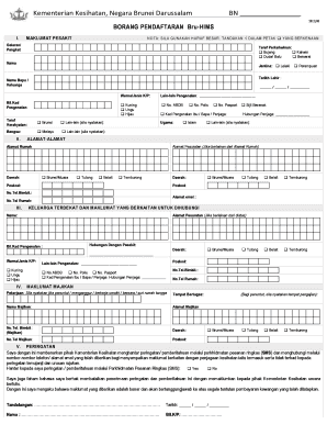 Kementerian Kesihatan Brunei - Fill and Sign Printable Template Online