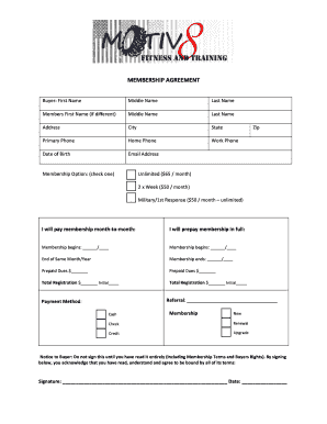 Fillable Online Membership Form.docx.pdf Fax Email Print - pdfFiller