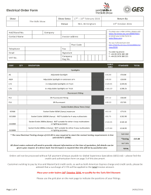 Fillable Online worldskillsuk GES Electrical Order Form.pdf ...