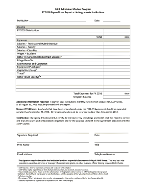 Fillable Online texasjamp Joint Admission Medical Program - texasjamp Fax Email Print - pdfFiller