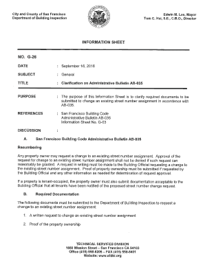 Fillable Online sfdbi G-26 - sfdbi Fax Email Print - pdfFiller