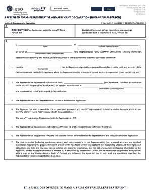 Fillable Online INSTRUCTIONS: REPRESENTATIVE AND APPLICANT Fax Email ...