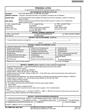 Fillable Online army Forms USAG - Fort Sill - Army Fax Email Print ...