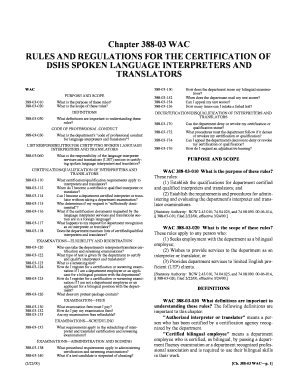 Fillable Online Chapter 388-03 WAC Fax Email Print - pdfFiller