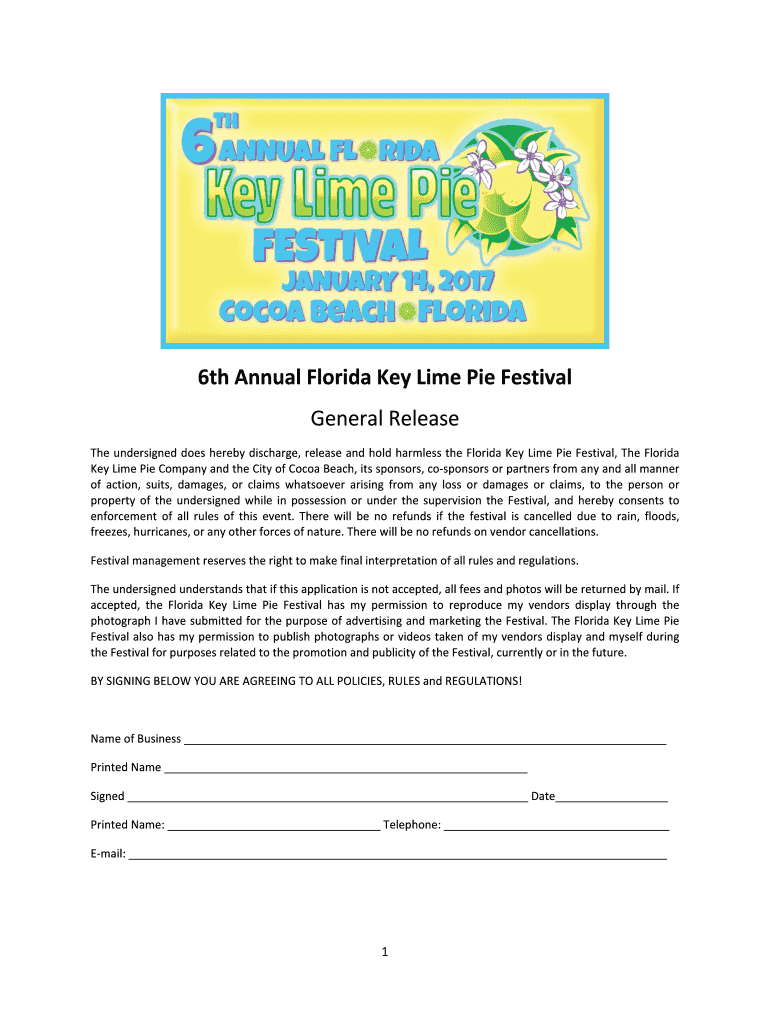 Fillable Online 6th Annual Festival - Vendor Application Fax Email ...