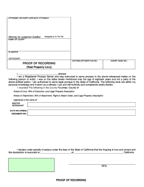 Fillable Online Assignee or In Pro Per Fax Email Print - pdfFiller
