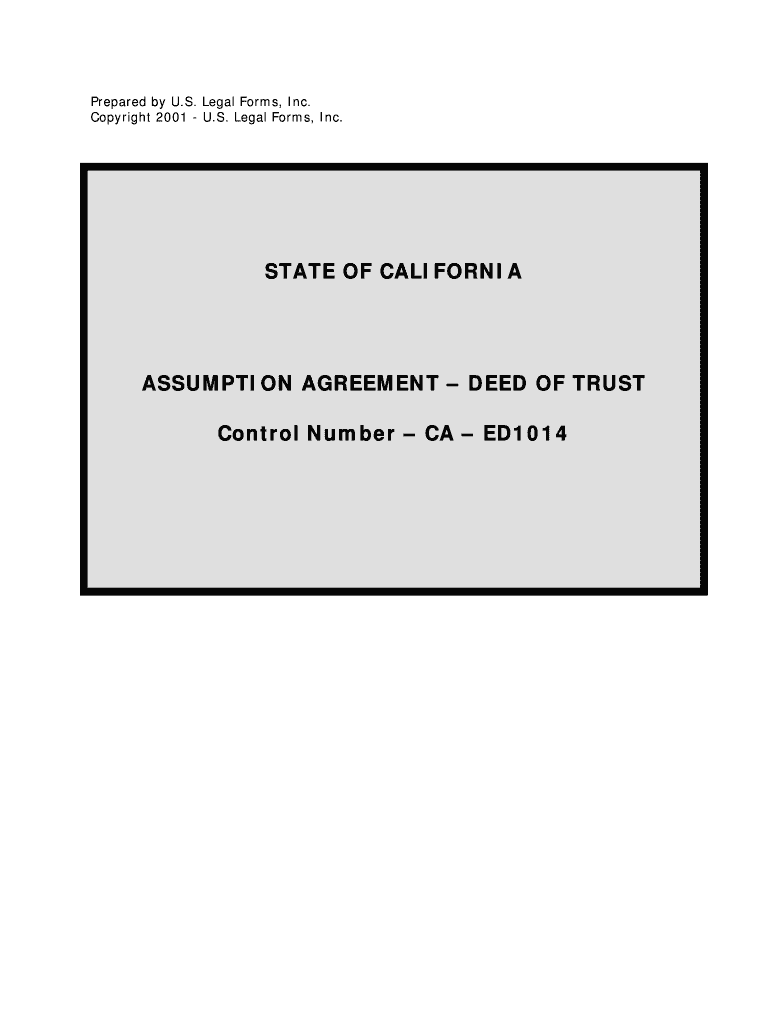 Fillable Online ASSUMPTION AGREEMENT DEED OF TRUST Fax Email Print ...