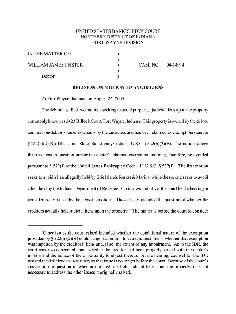 Fillable Online WILLIAM JAMES PFISTER Fax Email Print - pdfFiller