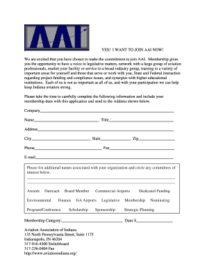 Fillable Online AAI Membership Form-042611.doc Fax Email Print - pdfFiller